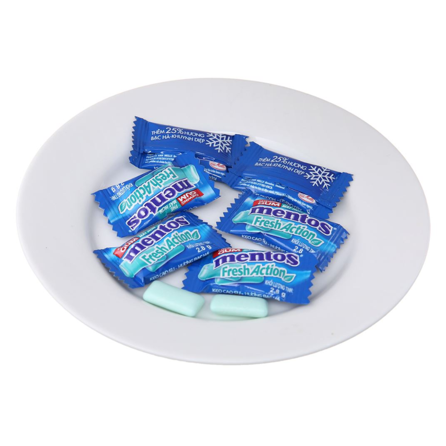 Mentos Fresh Action Gum 112g X 45 Bags