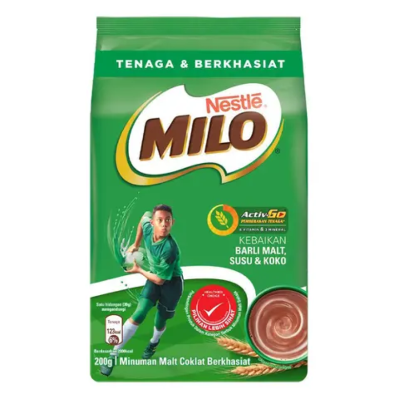 Milo 200gr X 33 Bags