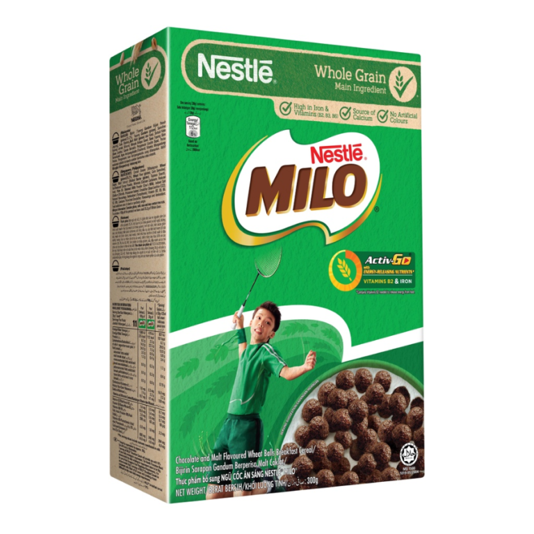 Milo Cereal 300gr X 18 Pcs
